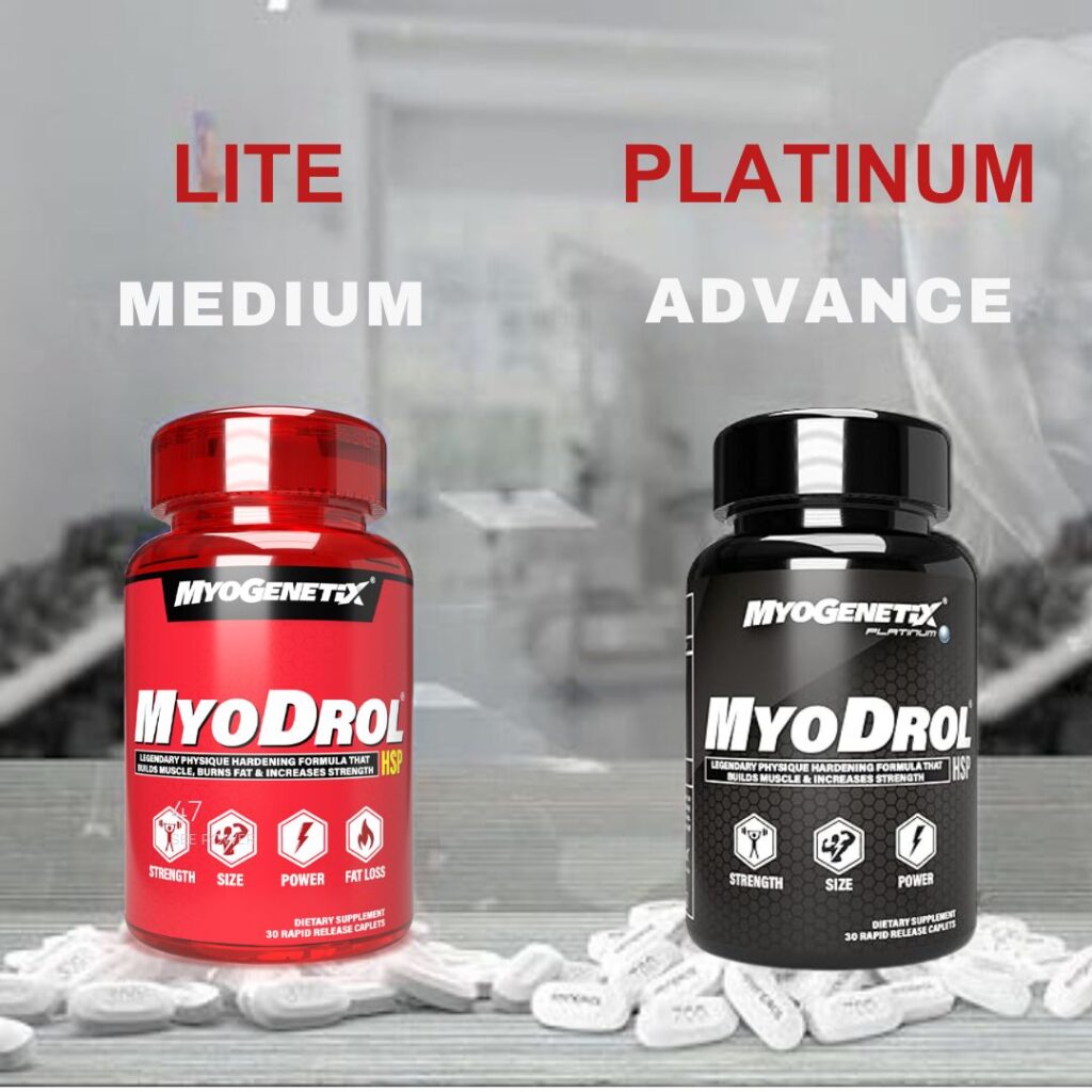 MYOGENETIX PLATINUM MYODROL | BLACK | MUSCLE BUILDING FORMULA | Protein ...