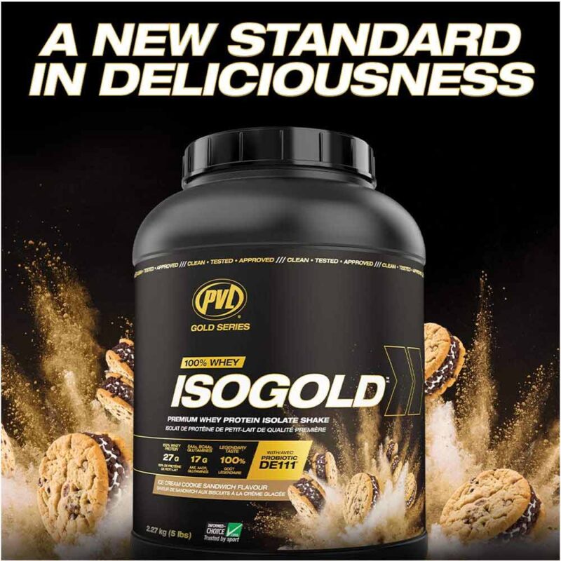 PVL Gold Series 100% ISOGold Isolate Protein 5Lbs (71 Servings ...