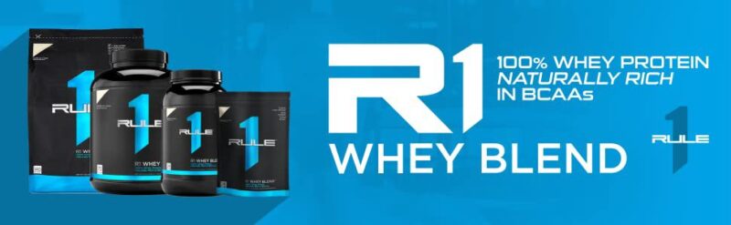 RULE 1 Whey Blend 100% Whey Protein 5Lbs (68 Servings) | Protein Kart